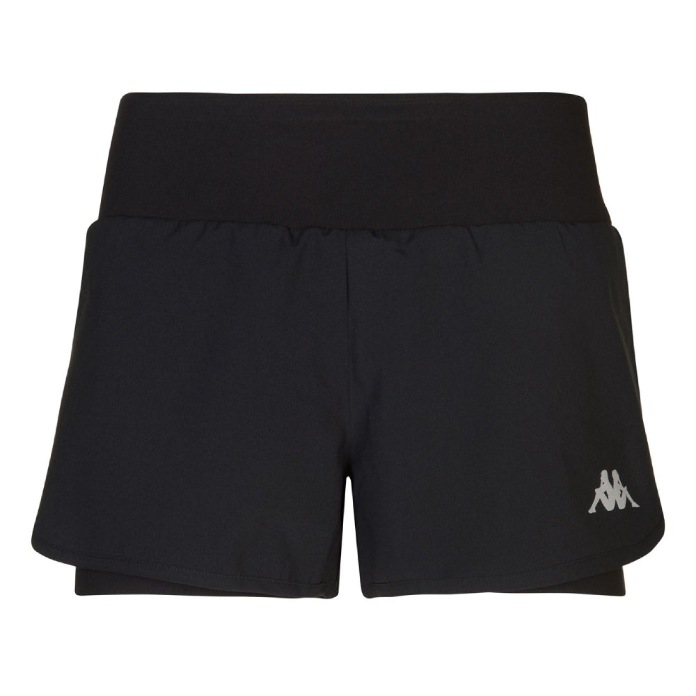 KAPPA4RUNNING FALZA - Shorts - Mujer - Negro